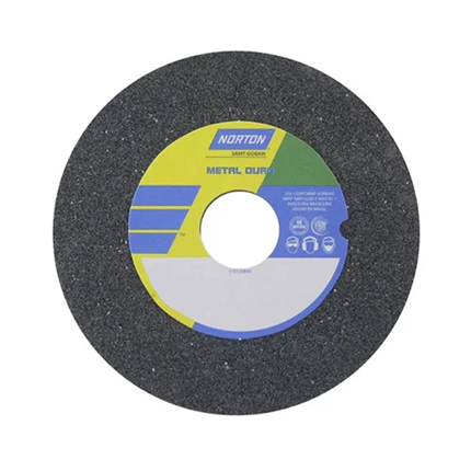 Rebolo Reto Para Afiar e Retificar 39C120KVK 254 x 25.4 x 38.1mm Norton ...