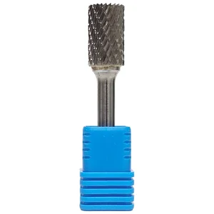 Lima Rotativa de Metal Duro Cilíndrica 12x19x65 CQC Corte Topo HT em ...