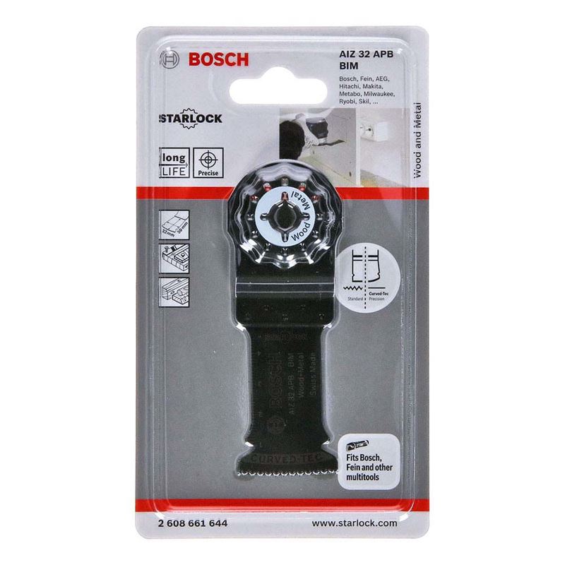 Lâmina De Serra De Imersão Bosch Para Multicortadora Bim Aiz 32 Apb